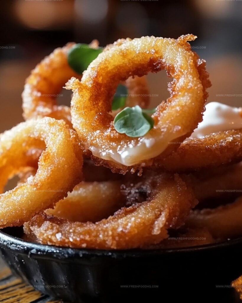 Easy Crispy Fried Onion Rings Recipe: Golden Crunchy Joy - Fresh Food HQ