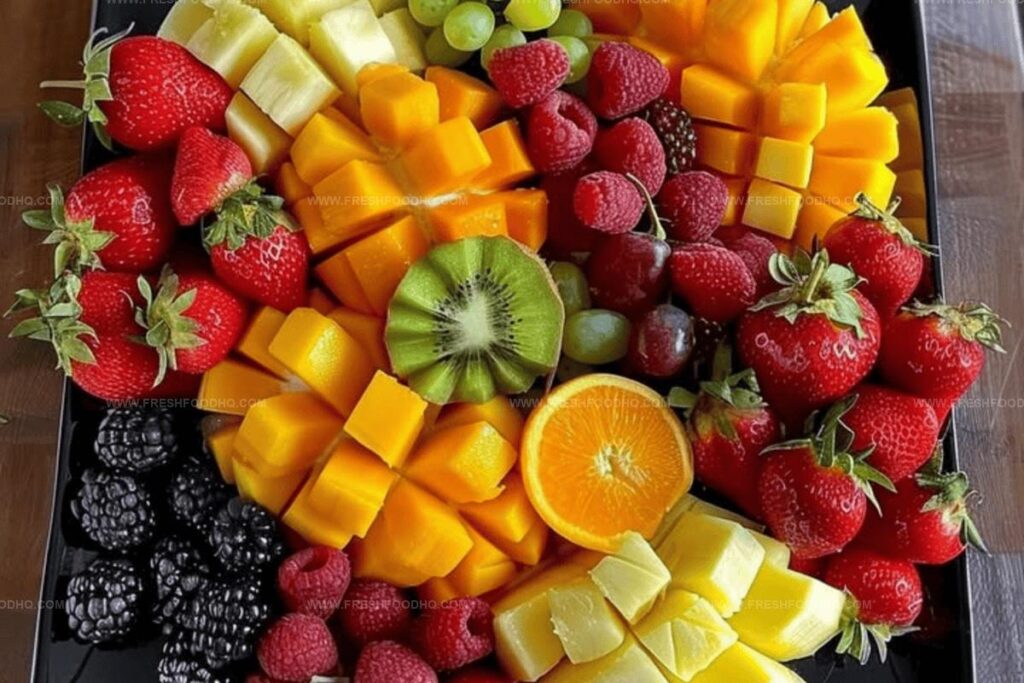 Colorful Tropical Fresh Fruit Platter Recipe for Summer Joy - Fresh Food HQ