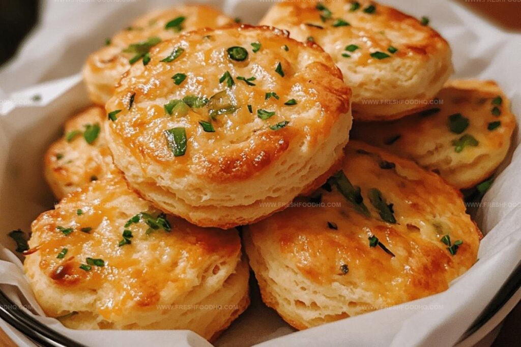 Flaky Jalapeno Cheddar Biscuits Recipe with a Spicy Kick - Fresh Food HQ