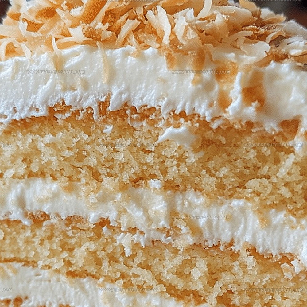 Dreamy Coconut Layer Cake Recipe: Sweet Tropical Bliss - Fresh Food HQ