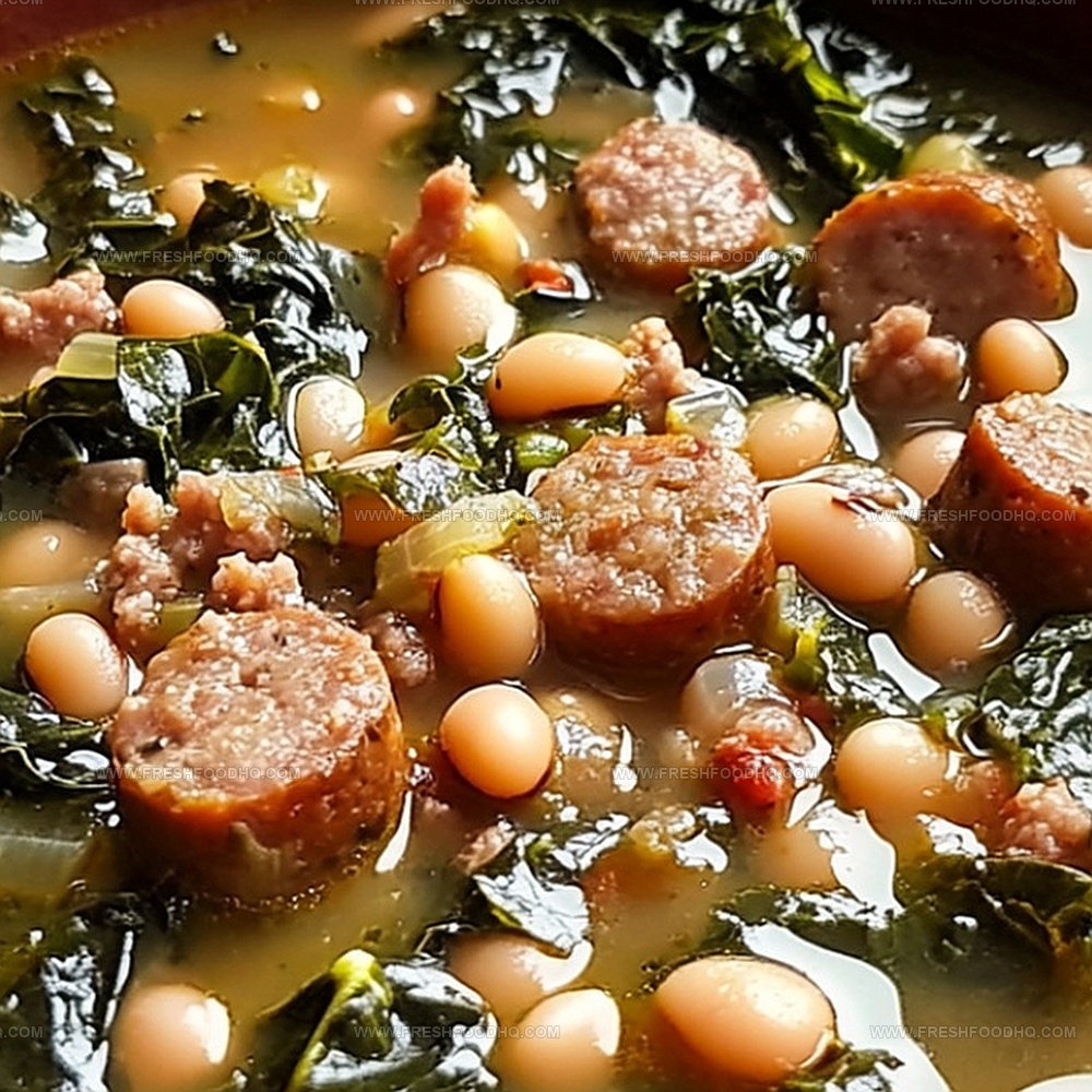Lucky New Year's Soup: Black-Eyed Peas with Savory Sausage Recipe ...
