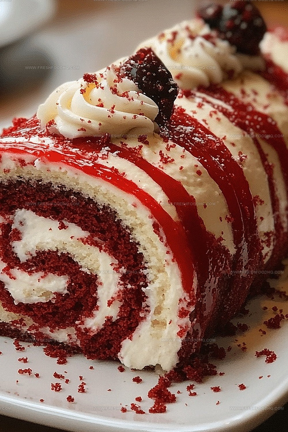 The Best Red Velvet Cake Roll Recipe for Sweet Moments - Fresh Food HQ